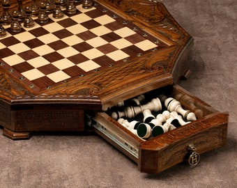 Storage Chess Board - Etsy