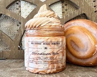 Warm Cinnamon Roll Hand & Body Cream Lotion Body Butter Skin Care ...