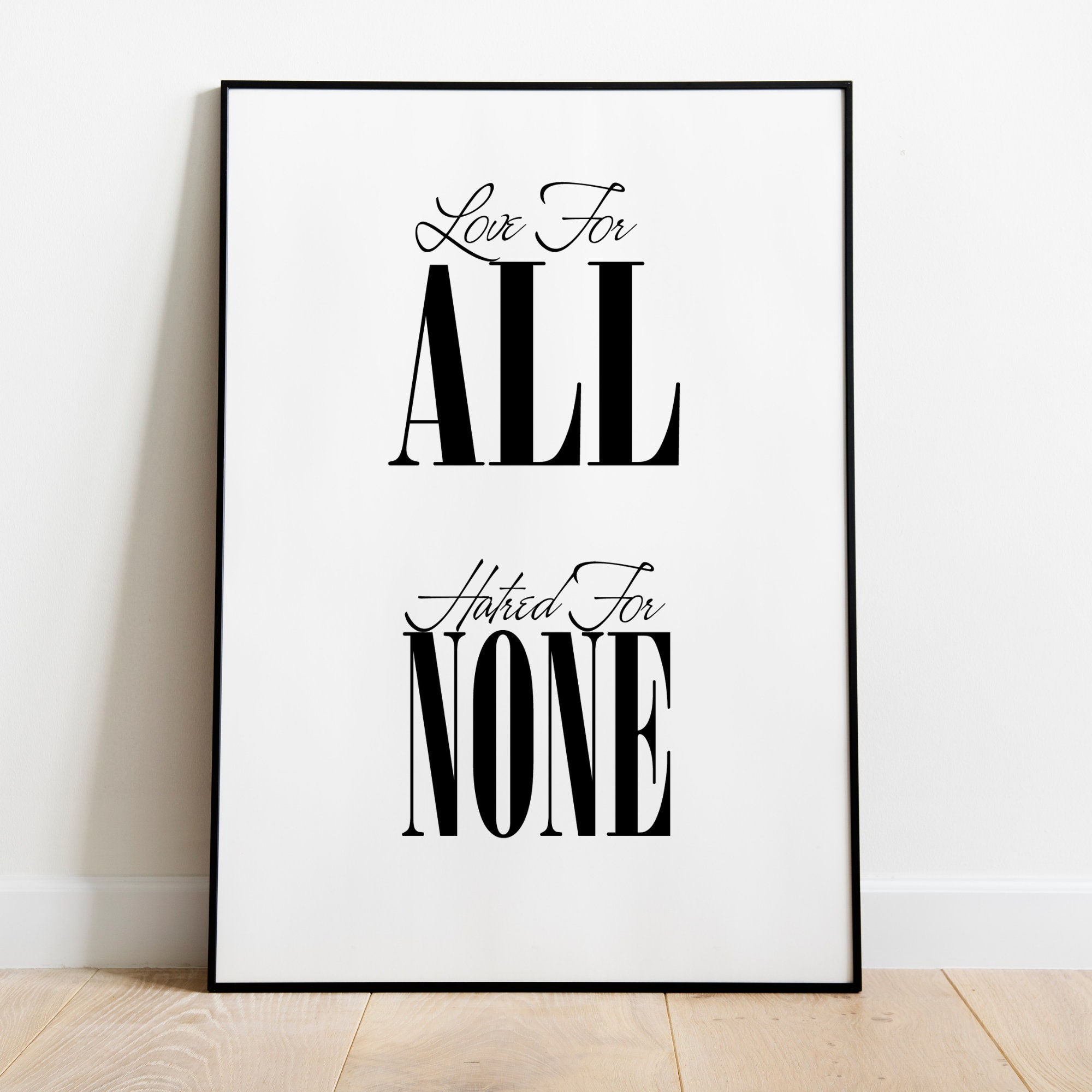 Free Love Quote Posters