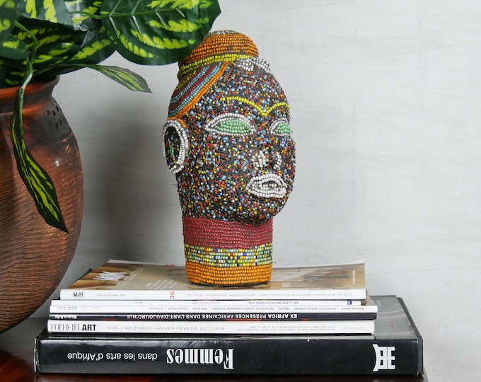 Beaded Ife Head From Nigeria / Terracotta Ife Head - Etsy