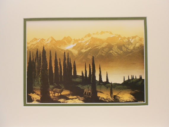 Elton Bennett Reproduction Print Olympus 12 X 16 | Etsy