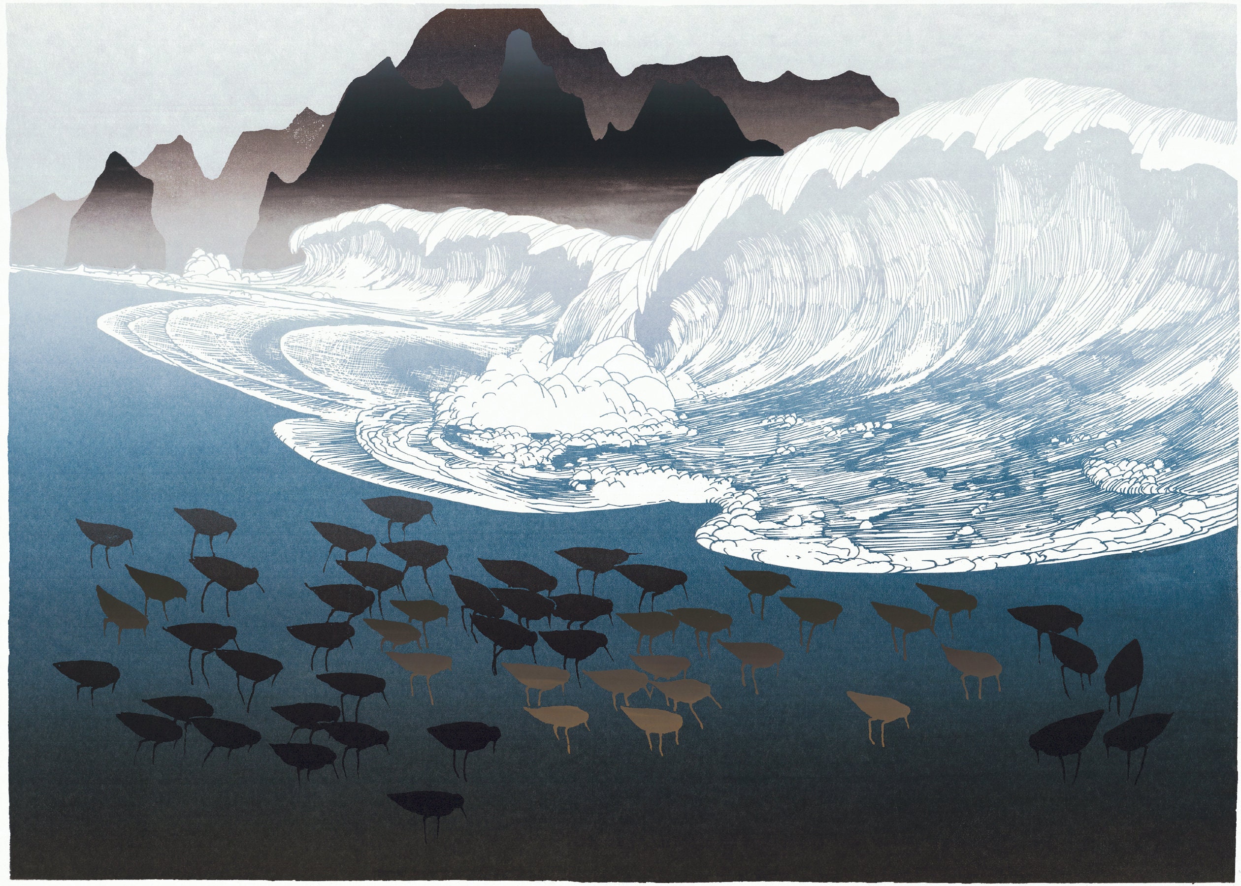 Elton Bennett Reproduction Print- Lands End - Etsy