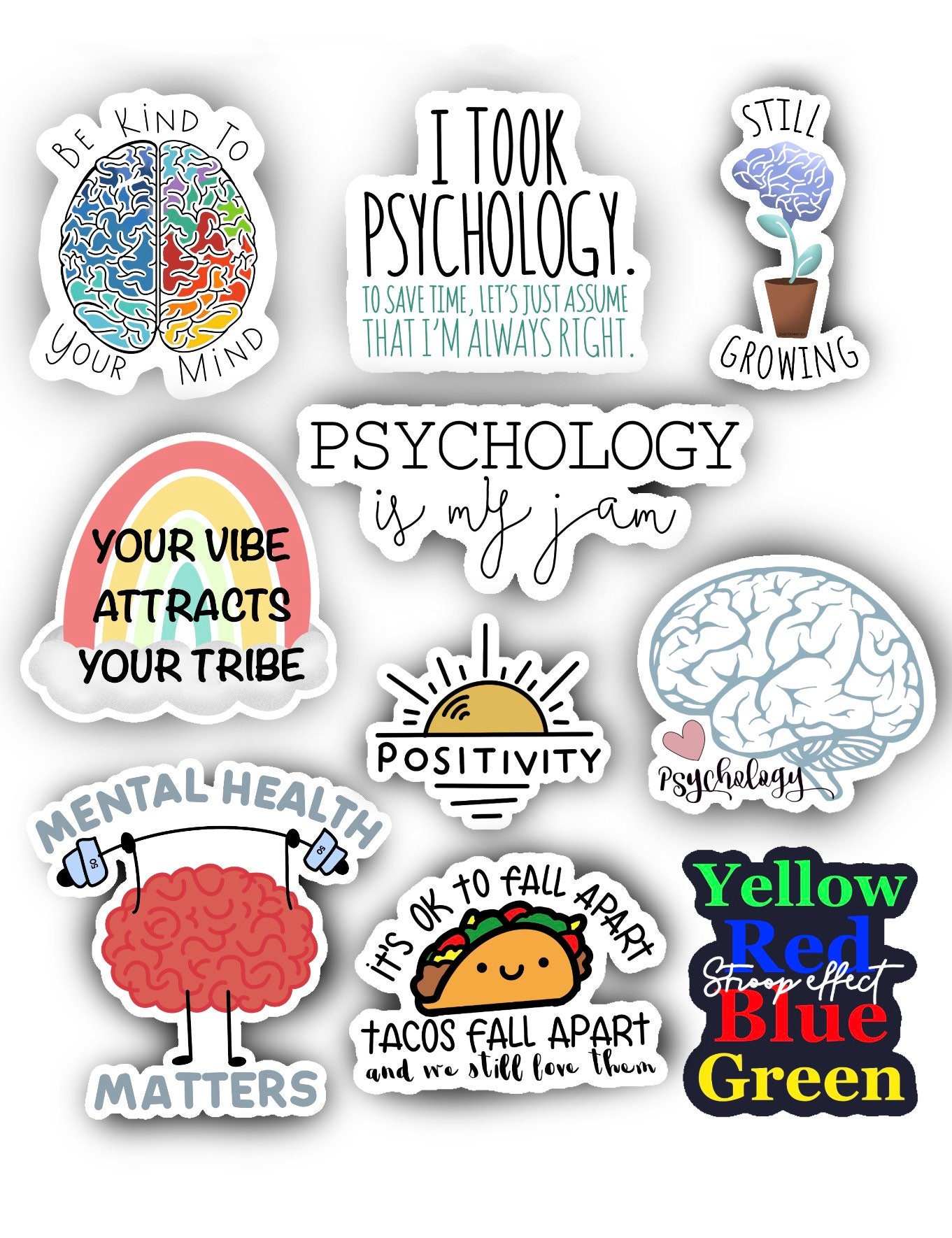 Psychology Sticker Pack - Etsy