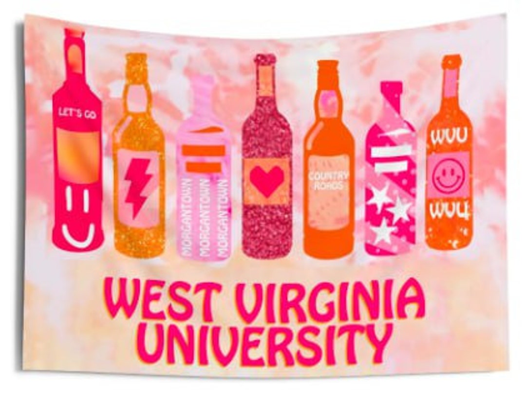 Custom College Tapestry Bottle Custom Tapestry Custom Wall - Etsy