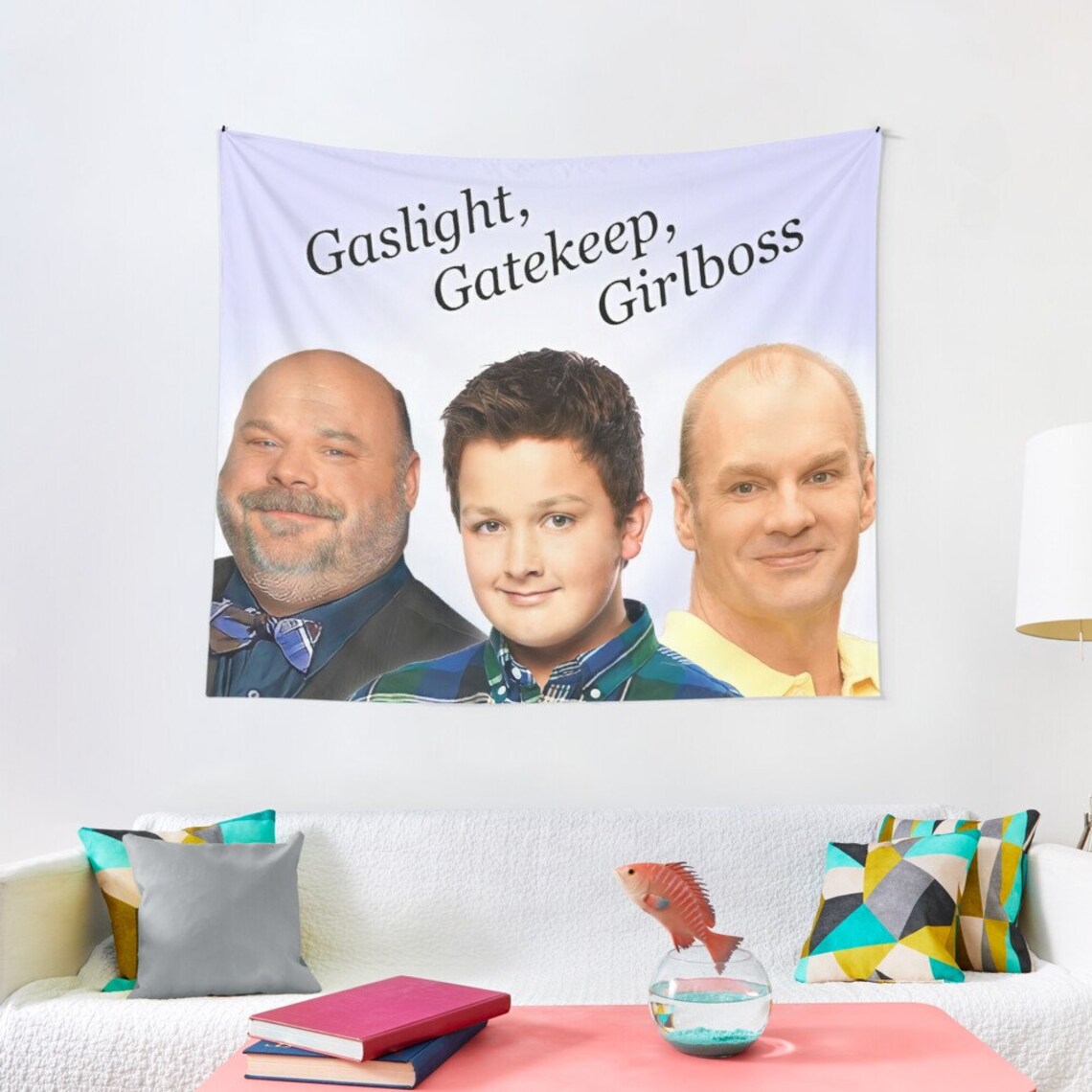 Gaslight Gatekeep Girlboss Bertram Tapestries Gaslight - Etsy