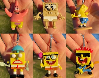 Spongebob Keychain - Etsy