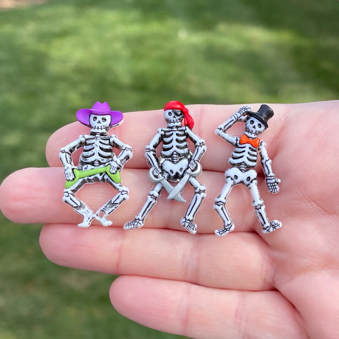 Skeleton Pins | Novelty Pins | Unique Pins | Fun Pins | Halloween Pins ...