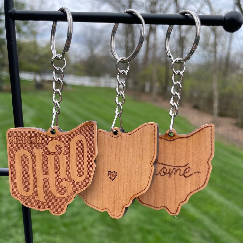 Buckeye Keychain - Etsy