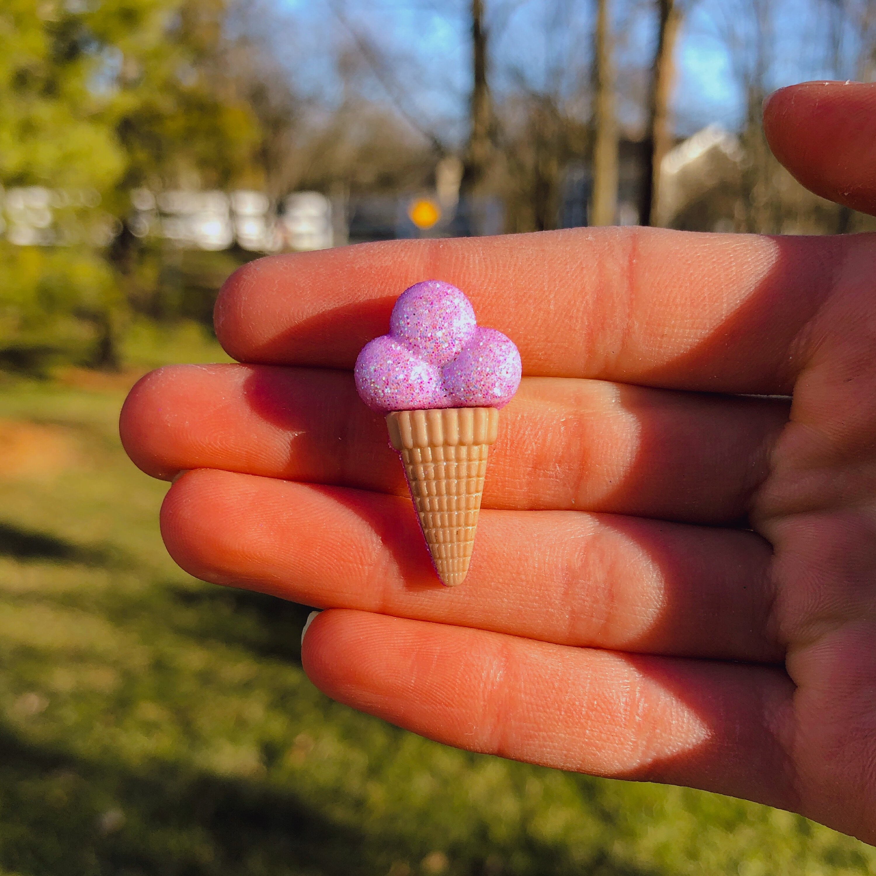 Ice Cream Cone Pin Novelty Pins Unique Pins Fun Pins | Etsy