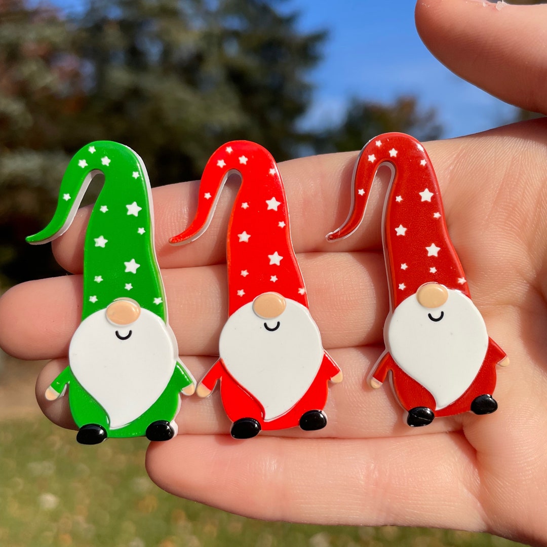 Christmas Gnomes Pins Tomte Pins Novelty Pins Unique Pins Fun Pins - Etsy