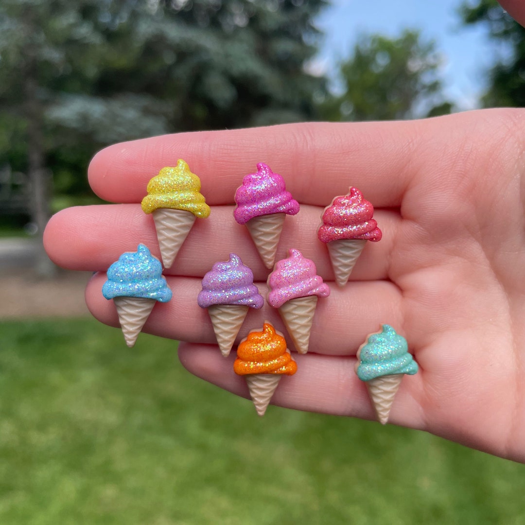 Ice Cream Cone Stud Earrings | Novelty Earrings | Unique Earrings | Fun ...