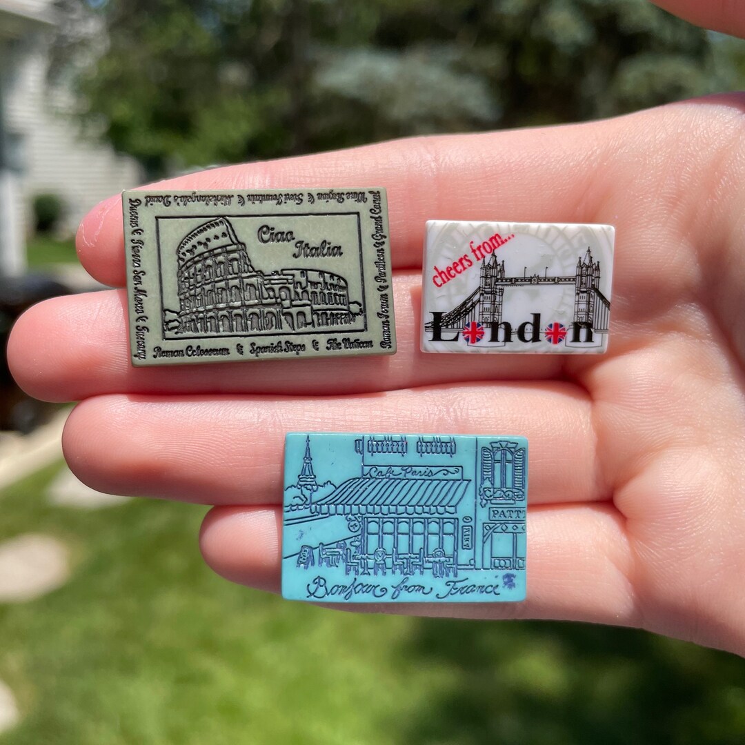 Postcard Pins | Novelty Pins | Unique Pins | Fun Pins | Travel Pins ...