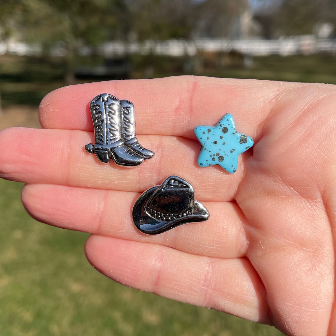 Western Themed Pin Set Novelty Pins Unique Pins Fun Pins Cowboy Pins ...