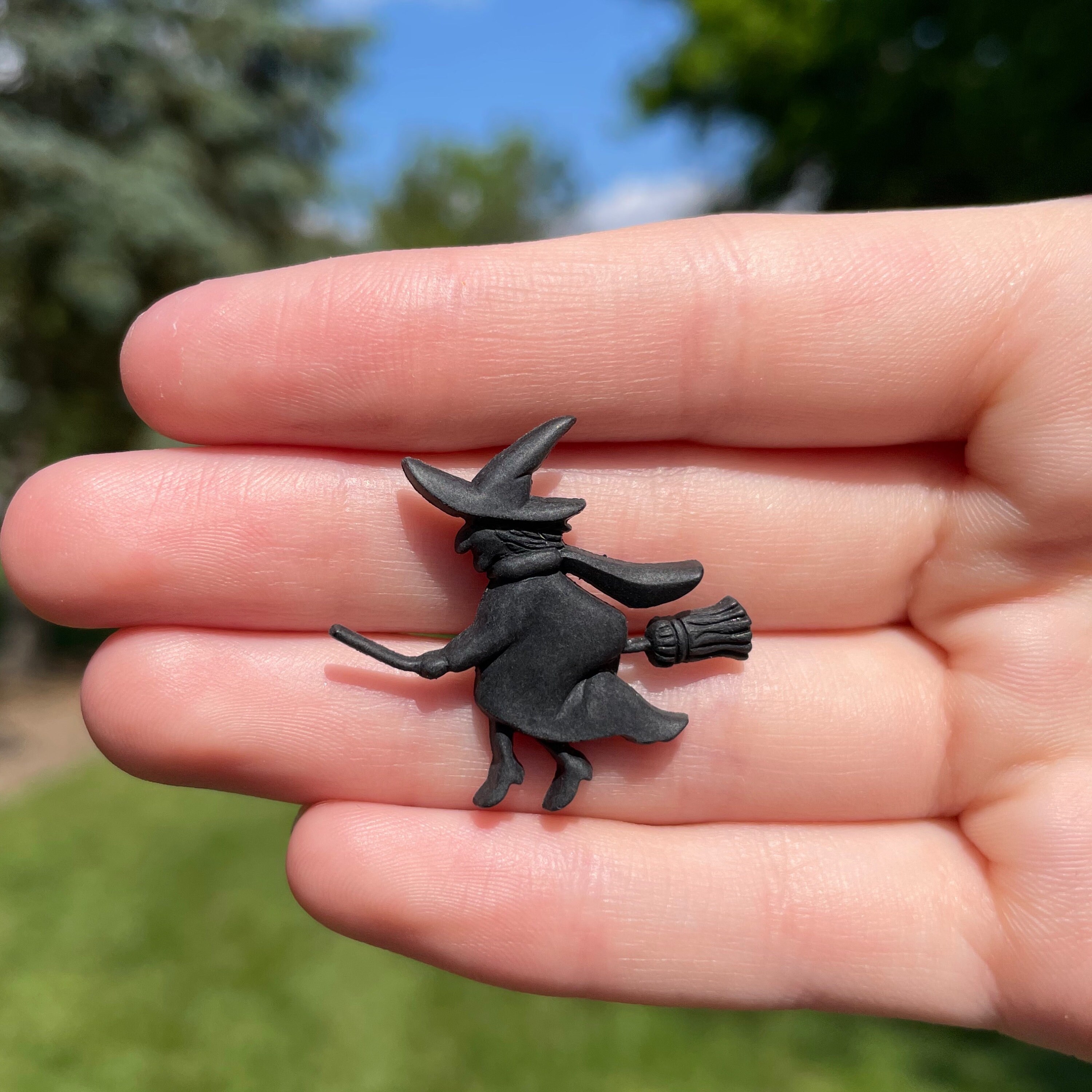 Witch on a Broom Pin Novelty Pins Unique Pins Fun Pins Funky Pins Witch ...