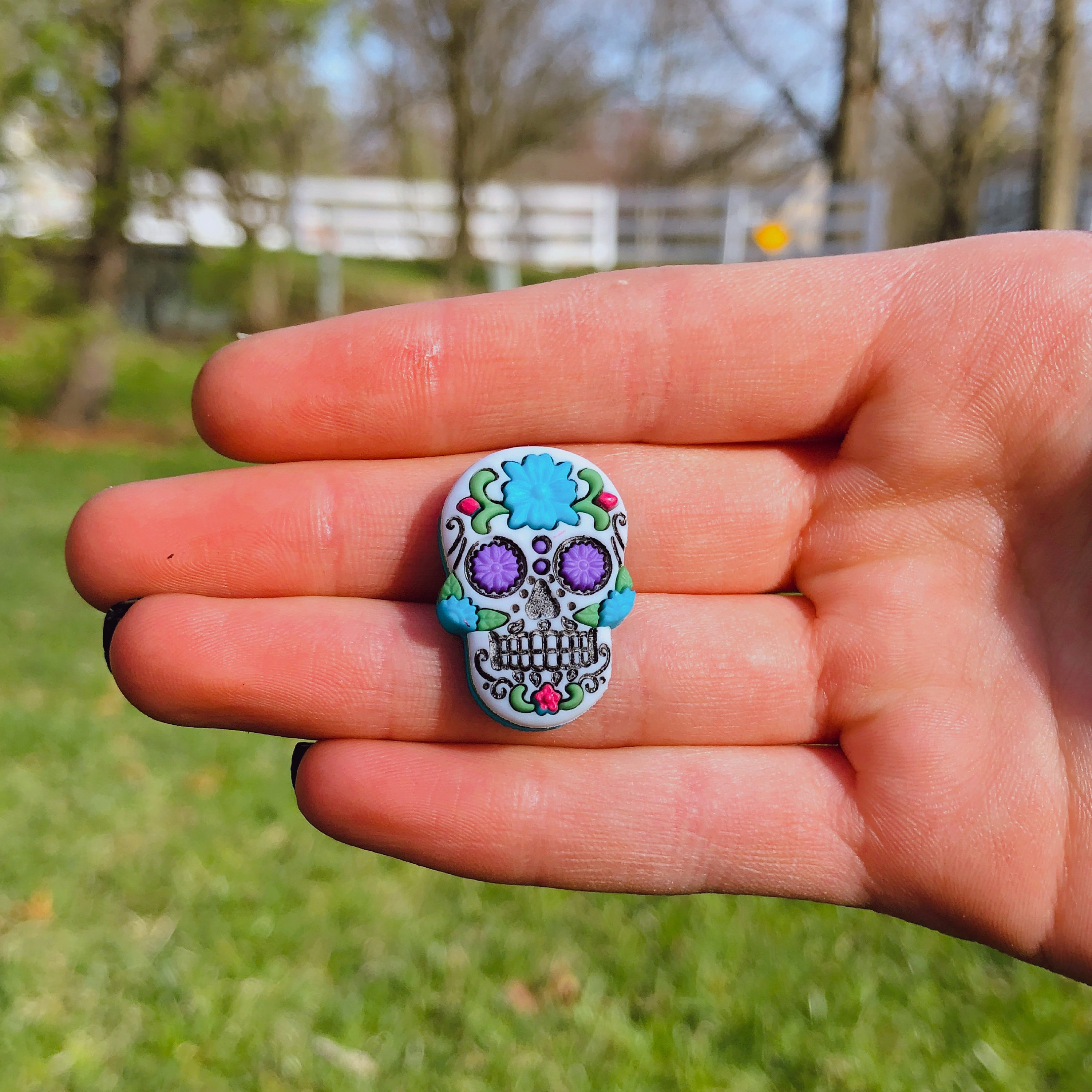 Sugar Skull Pins Novelty Pins Unique Pins Fun Pins - Etsy