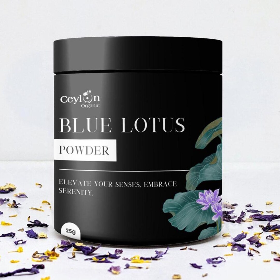 Blue Lotus Powder 100% Pure & Natural Antioxidant Supplement for ...
