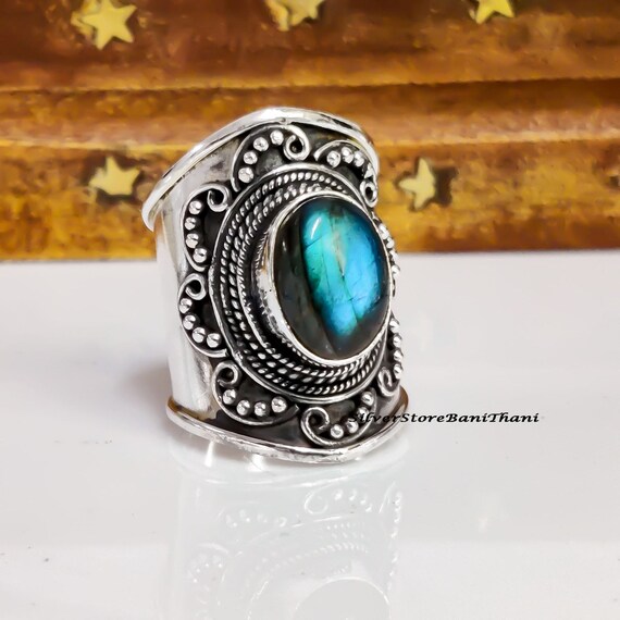 Etsy labradorite ring store