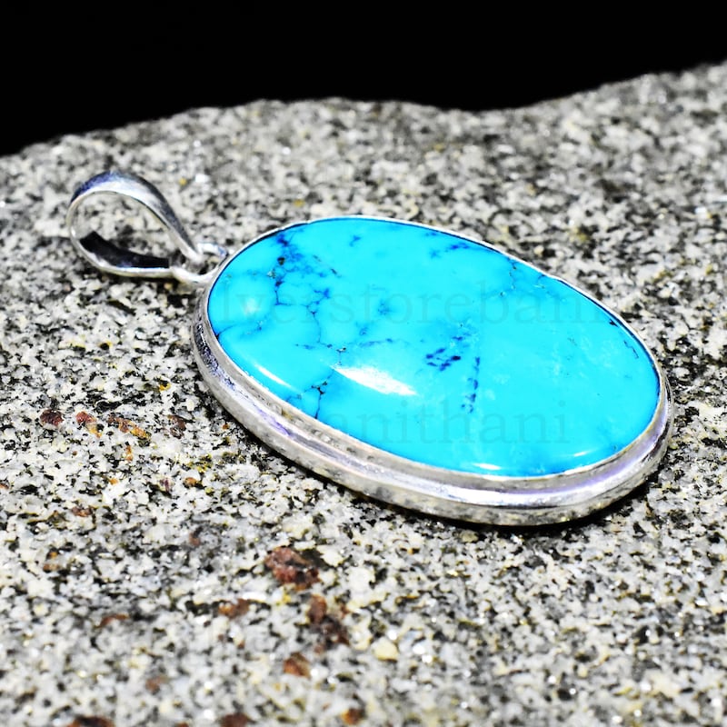 Turquoise Pendant - Etsy
