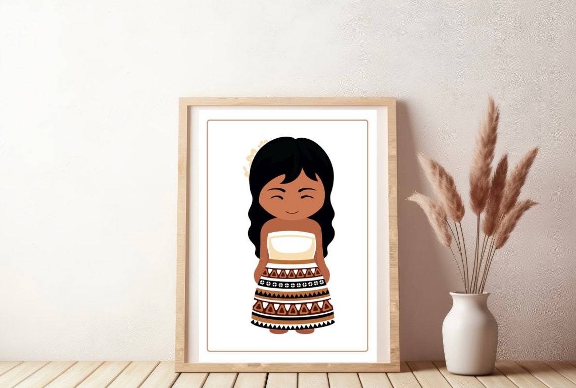 DIGITAL Tongan Affirmations & Tongan Girl Poster - Etsy
