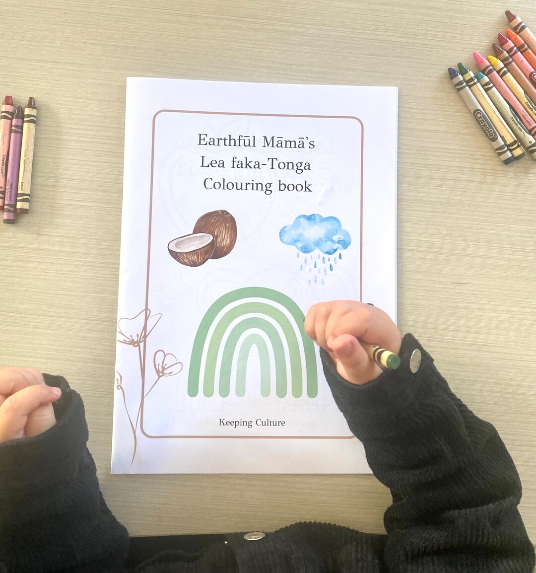 Tongan Kids Colouring in Book - Etsy