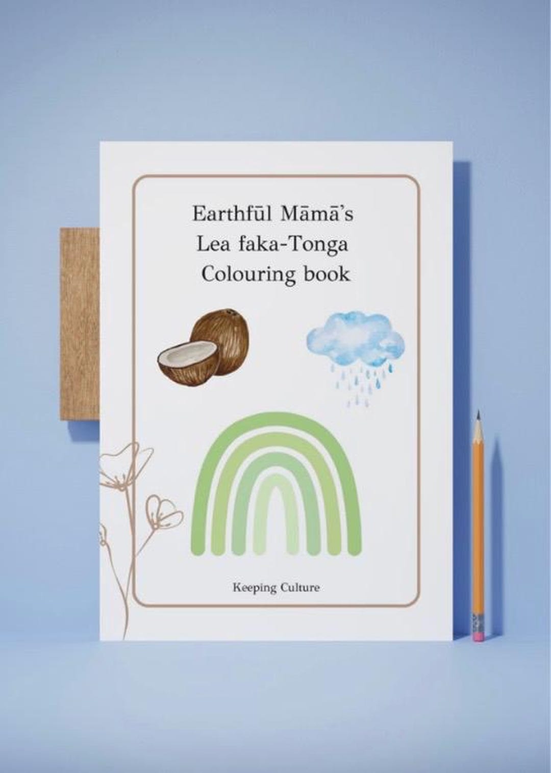 Tongan Language Colouring in Book for Kids | Pasifika Learning Book ...