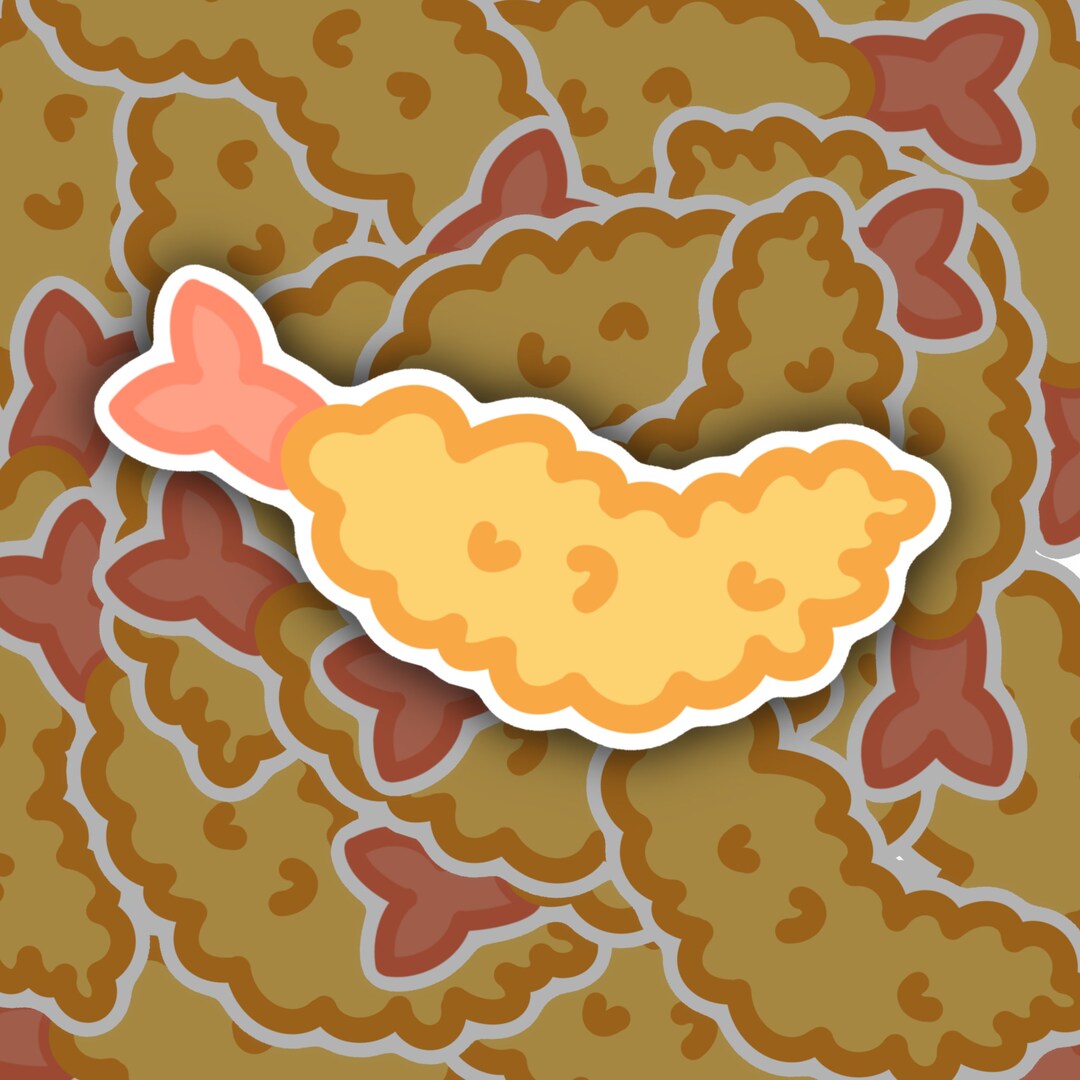 Tempura Matte Vinyl Sticker - Etsy