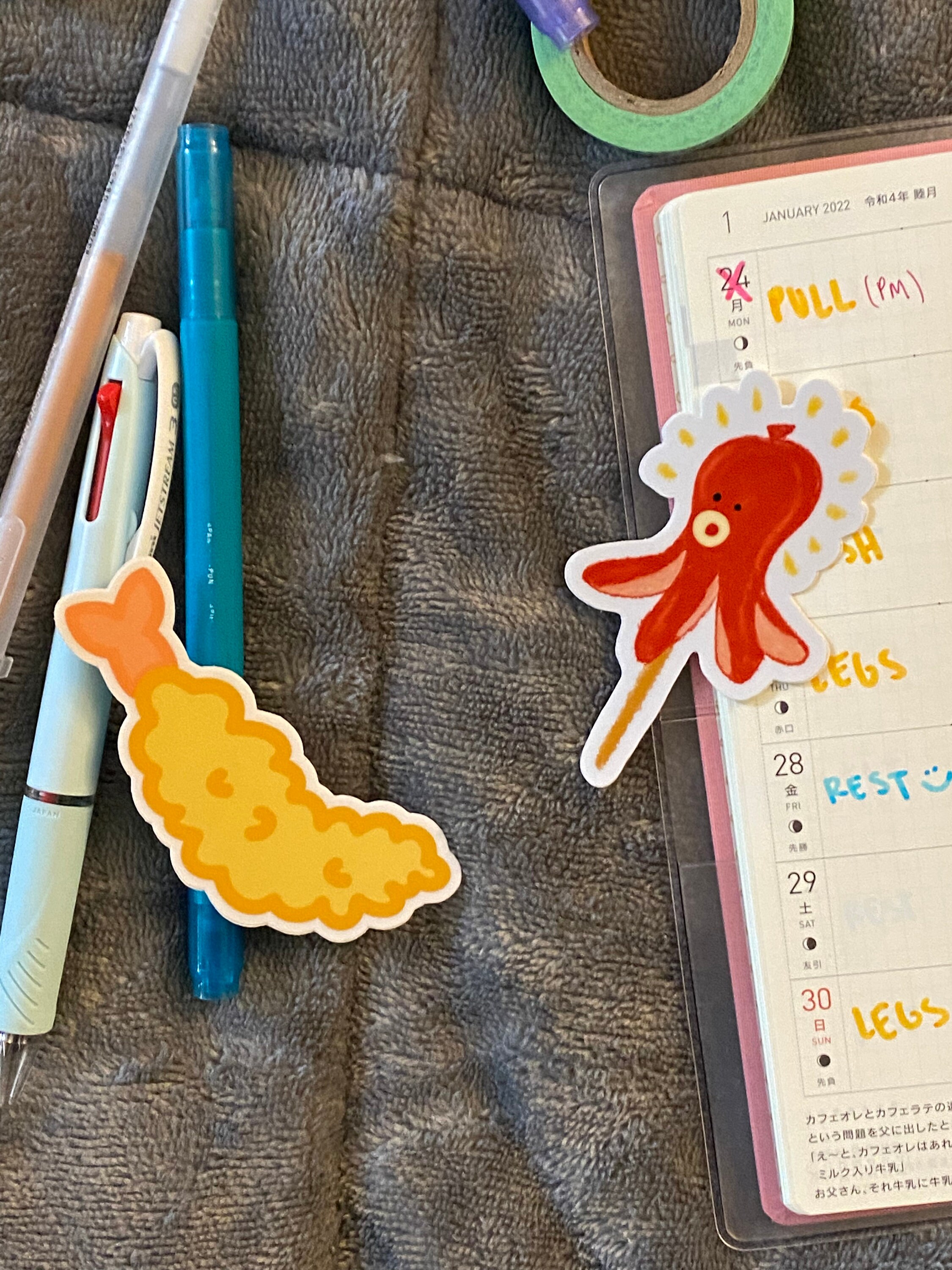 Tempura Matte Vinyl Sticker - Etsy