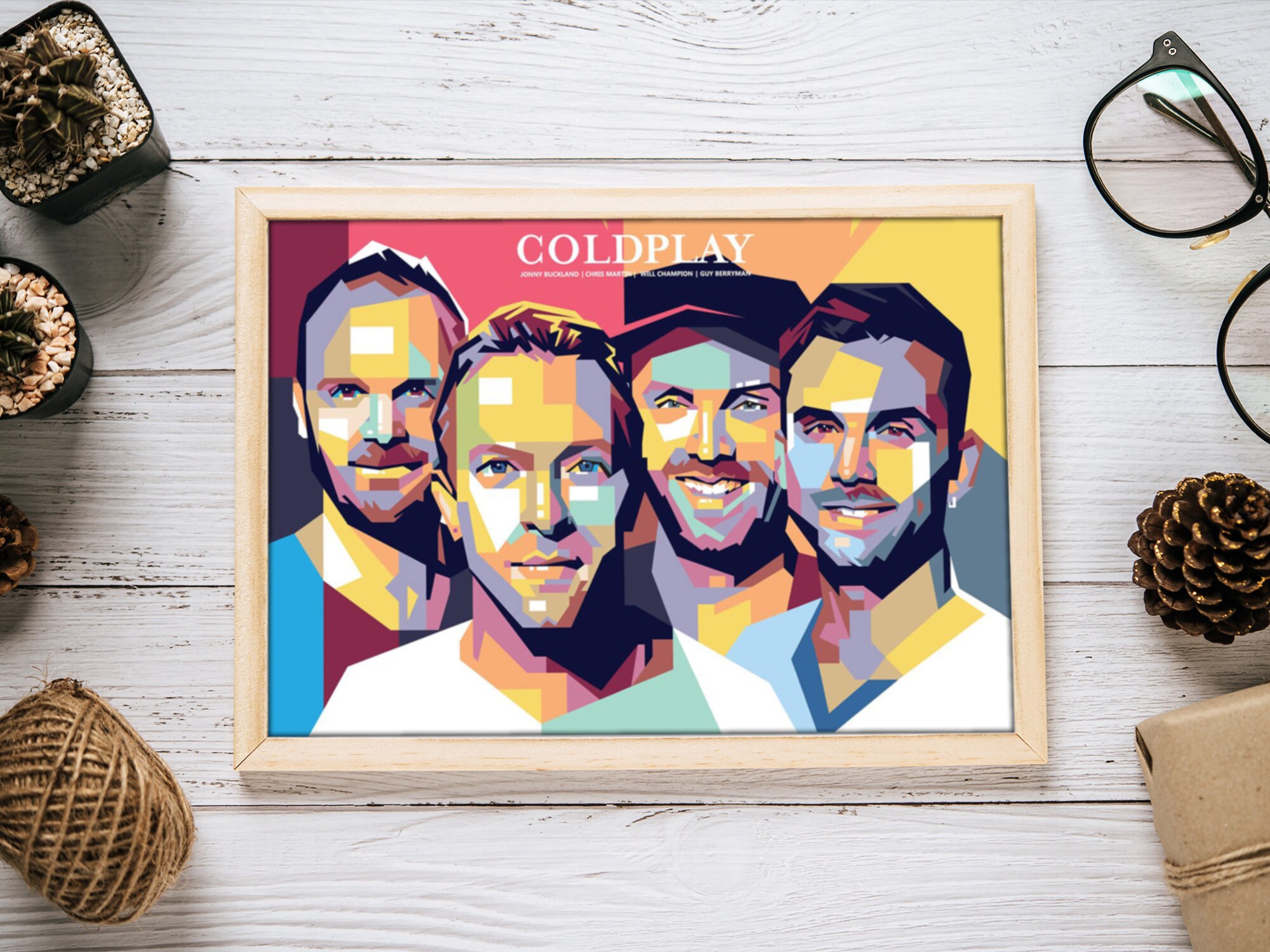 Coldplay poster Coldplay art print Coldplay wall poster | Etsy