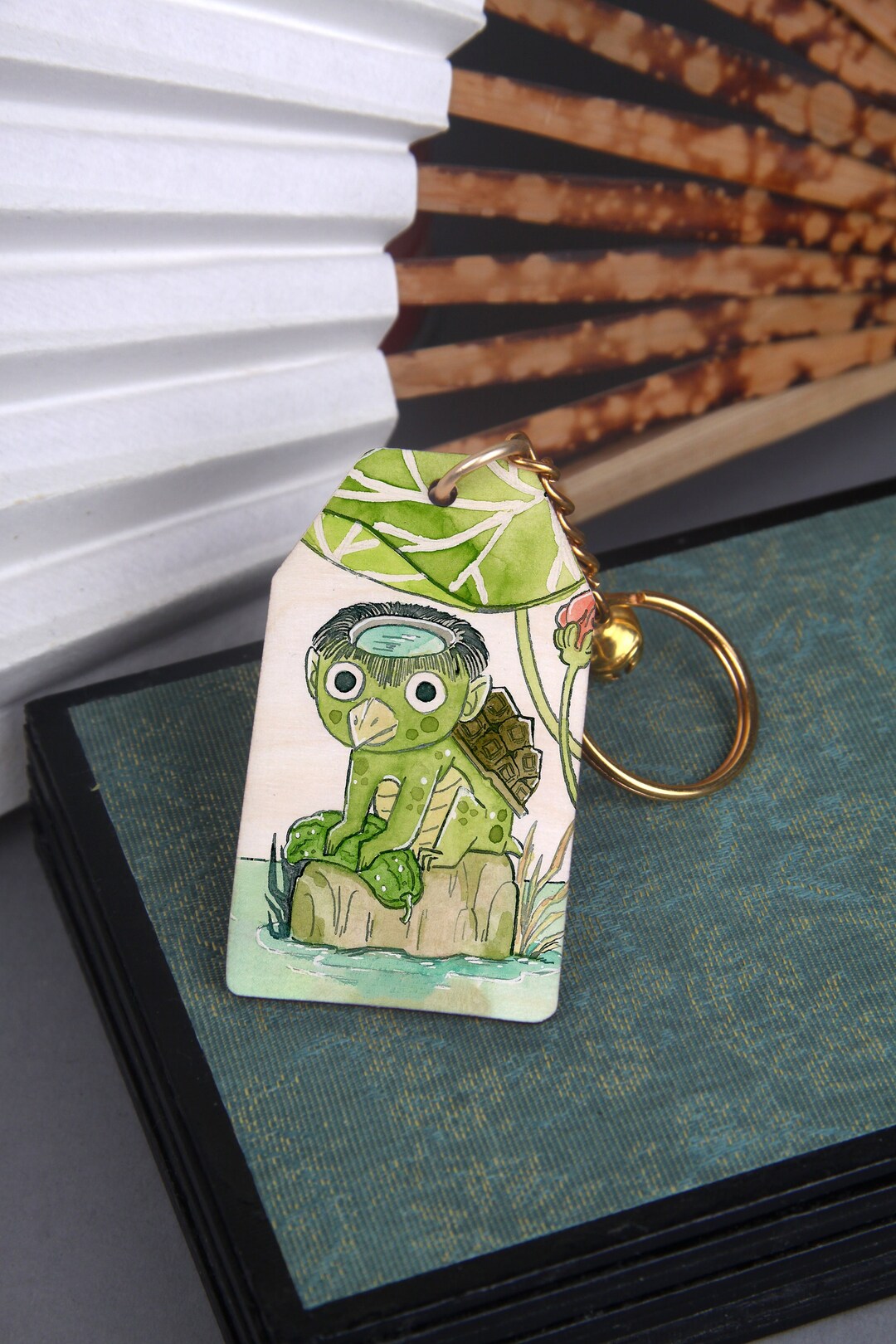 Kappa Japanese Pendant - Sea Japanese Lucky Charm - Bell and Keyring ...