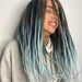 Blue Ombre Dreads: Double Ended, Synthetic, Super Light, Soft - Etsy