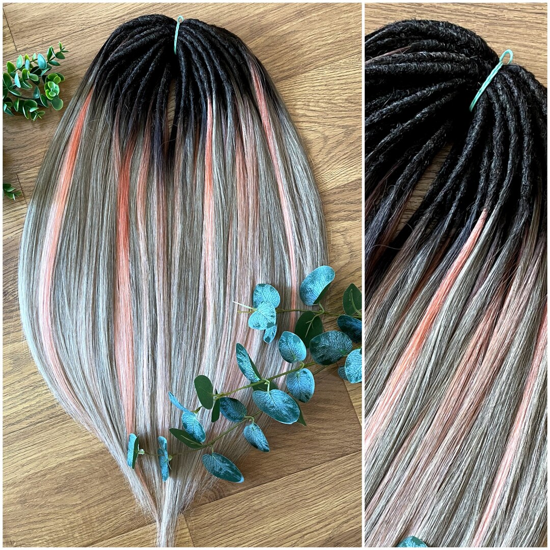 Trendy Dread Extension Synthetic Dreadlocks Loose End Ombre - Etsy