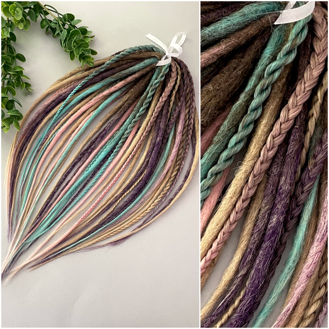 Soft Dreadlocks Extension, Dreads Set, Synthetic Dreadlocks Set, DE ...