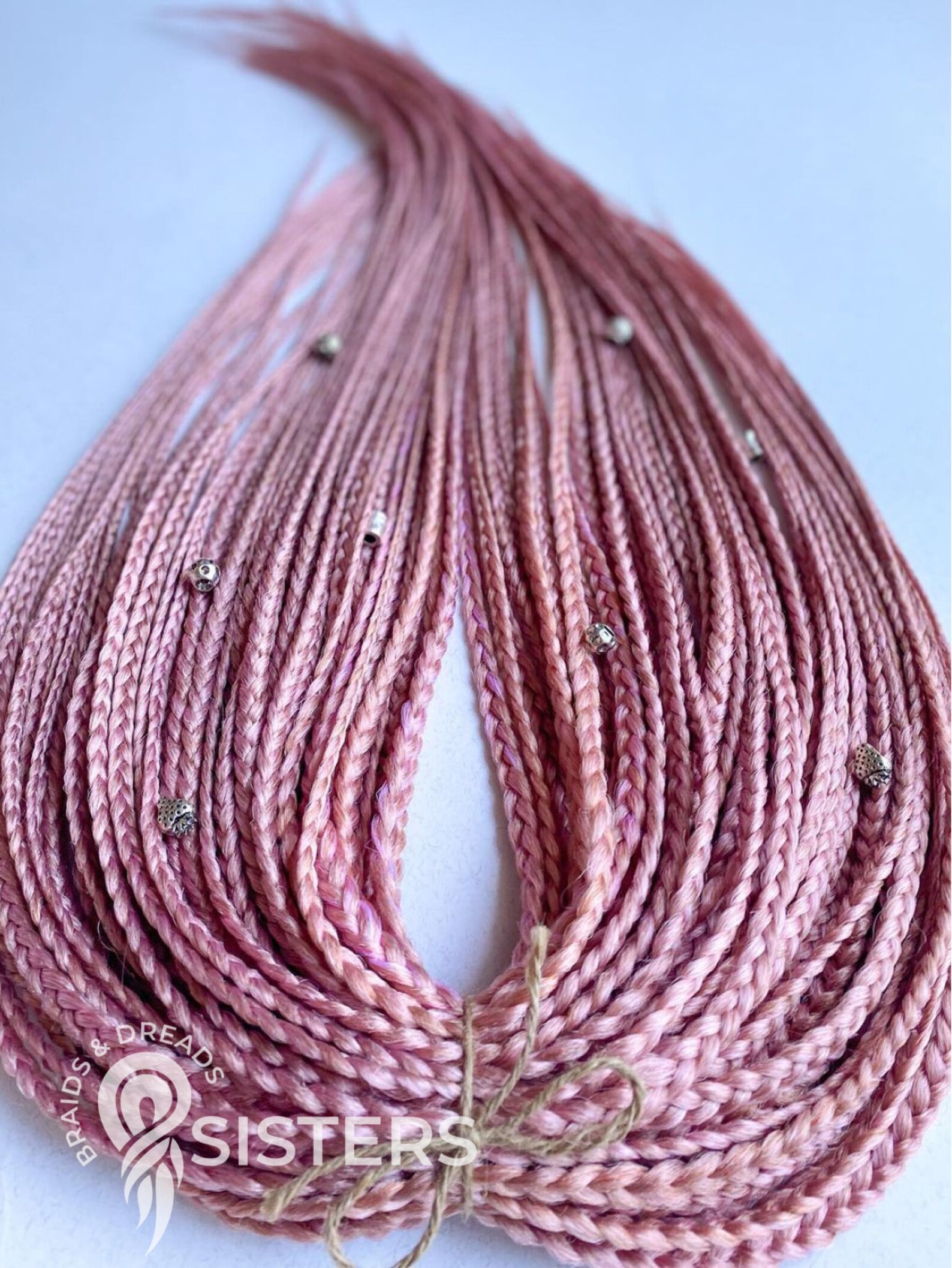 Pink Synthetic Braids Double Ended and Lightweight - Etsy
