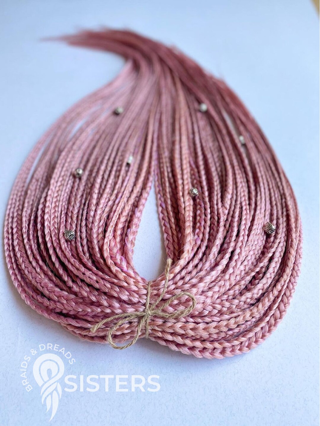 Pink Synthetic Braids Double Ended and Lightweight - Etsy