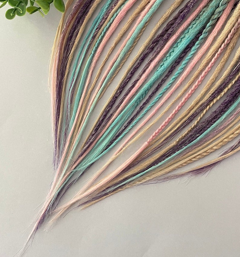 Soft Dreadlocks Extension Dreads Set Synthetic Dreadlocks - Etsy