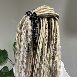 Viking Dread Extension, Synthetic Ombre Dreadlocks Set, DE Dreads SET ...