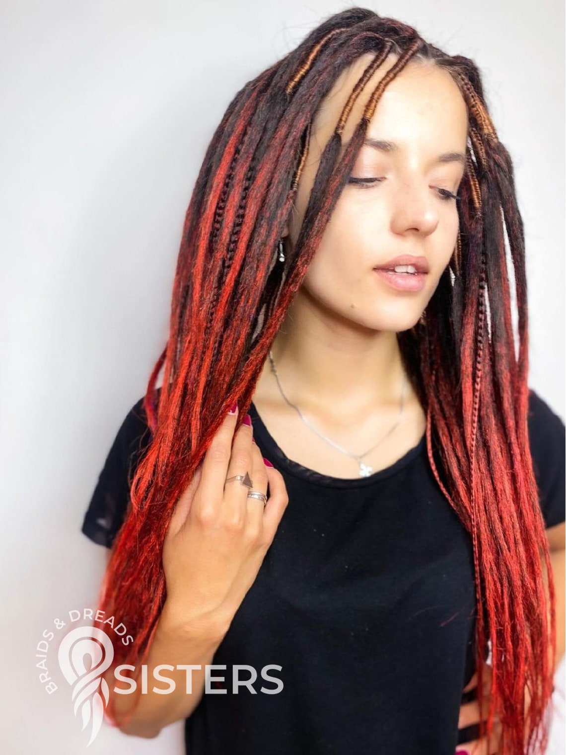 Synthetic DE Dreads: Super Light Soft Ombre From Dark Brown to - Etsy