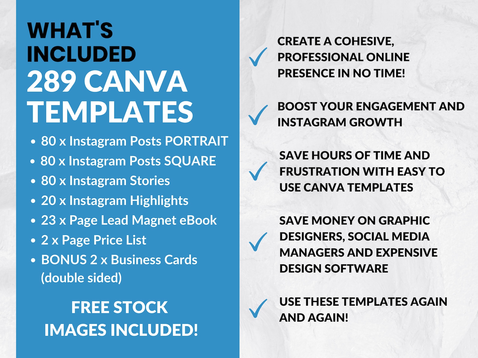 Physio Templates BUNDLE 289 Canva Templates Social Media - Etsy