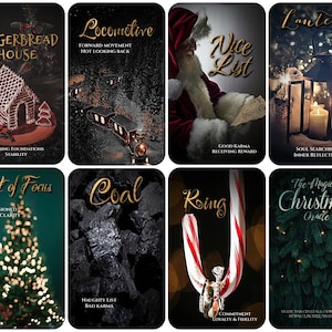 CHRISTMAS DECK- the Magic of Christmas Oracle- Mystical- Holiday Tarot ...