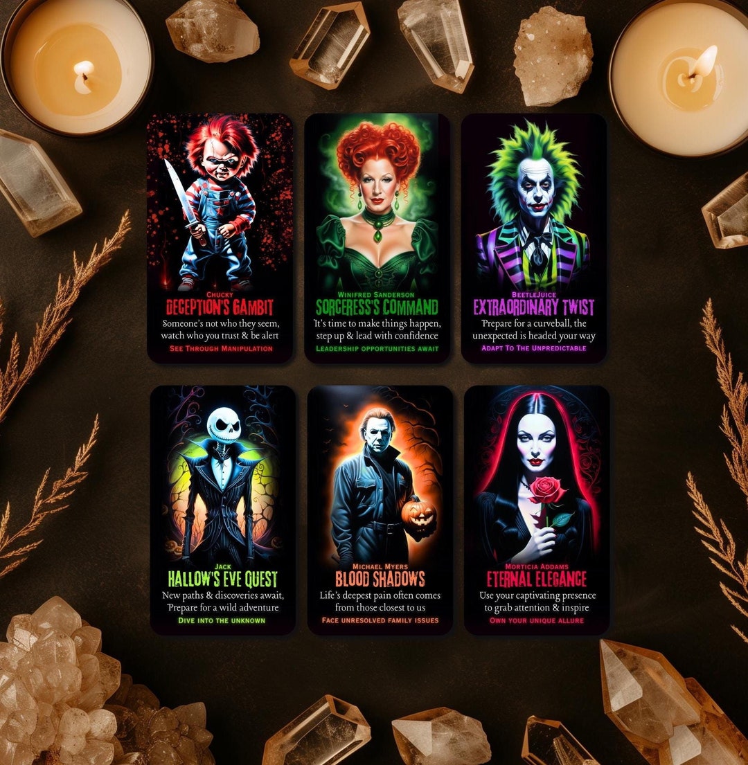 NEW HALLOWEEN Oracle Deck, Legends of All Hallow's Eve Oracle Deck ...