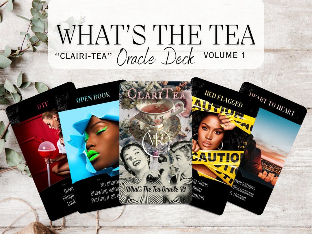 What's the Tea Oracle Cards -volume1 Claritea Oracle Deck- Situations ...