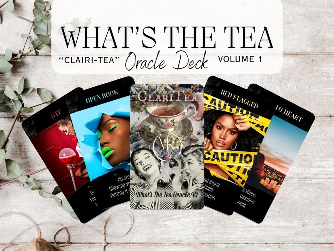 What's the Tea Oracle Cards volume1 Claritea Oracle Deck Situations ...