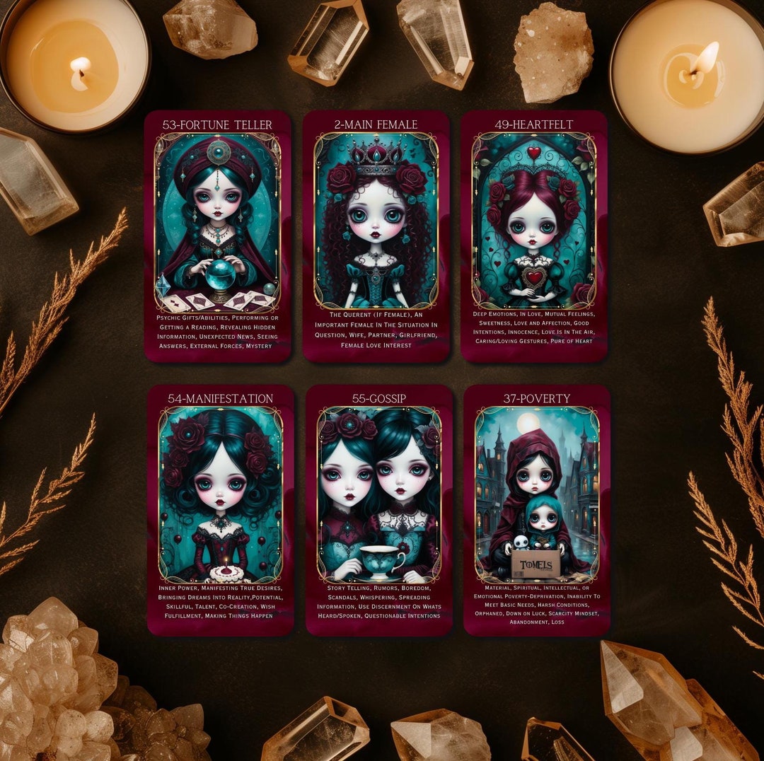 Fortune Telling Oracle Cards, KIPPER Deck Extended Version, Oracle ...