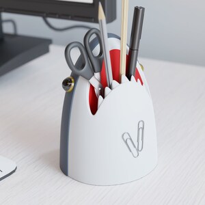 Cool Novelty Shark Penpot Funny Desk Accessory - Etsy