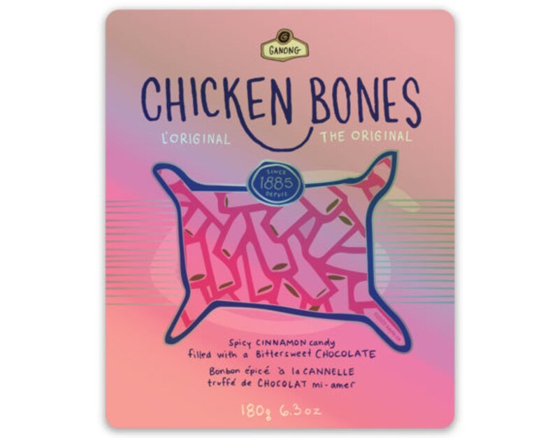 Holographic Chicken Bones Candy Sticker - Etsy