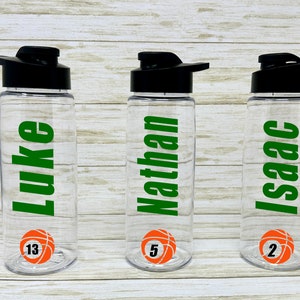Personalized Basketball Water Bottle • Basketball Player Gift • Banquet ...