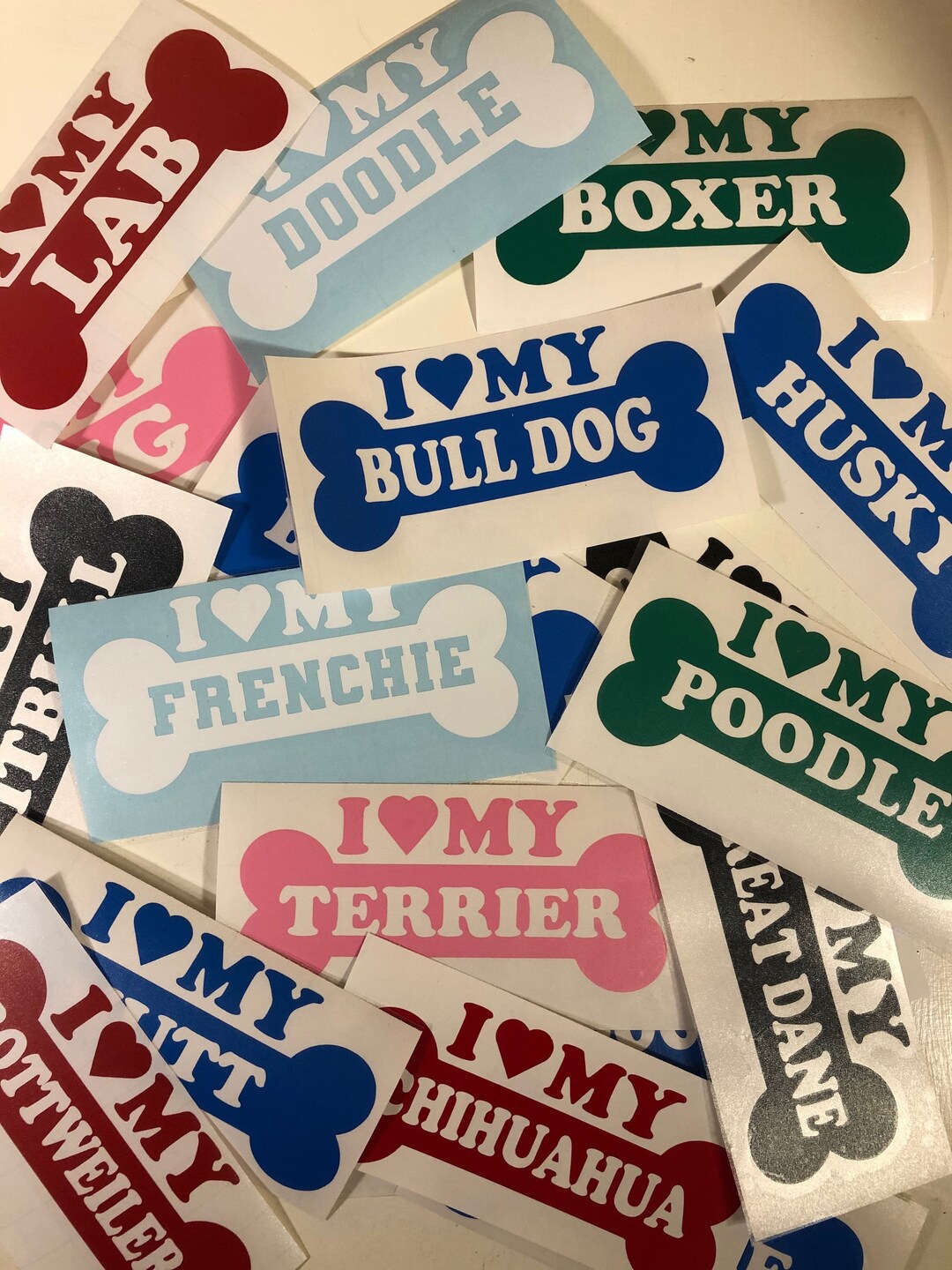 Dog Breed Decal • Dog Breed Stickers • Custom Dog Decal • Custom Dog ...