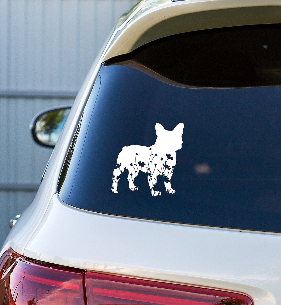 French Bulldog Decal • French Bulldog Vinyl Car Decal * French Bulldog ...