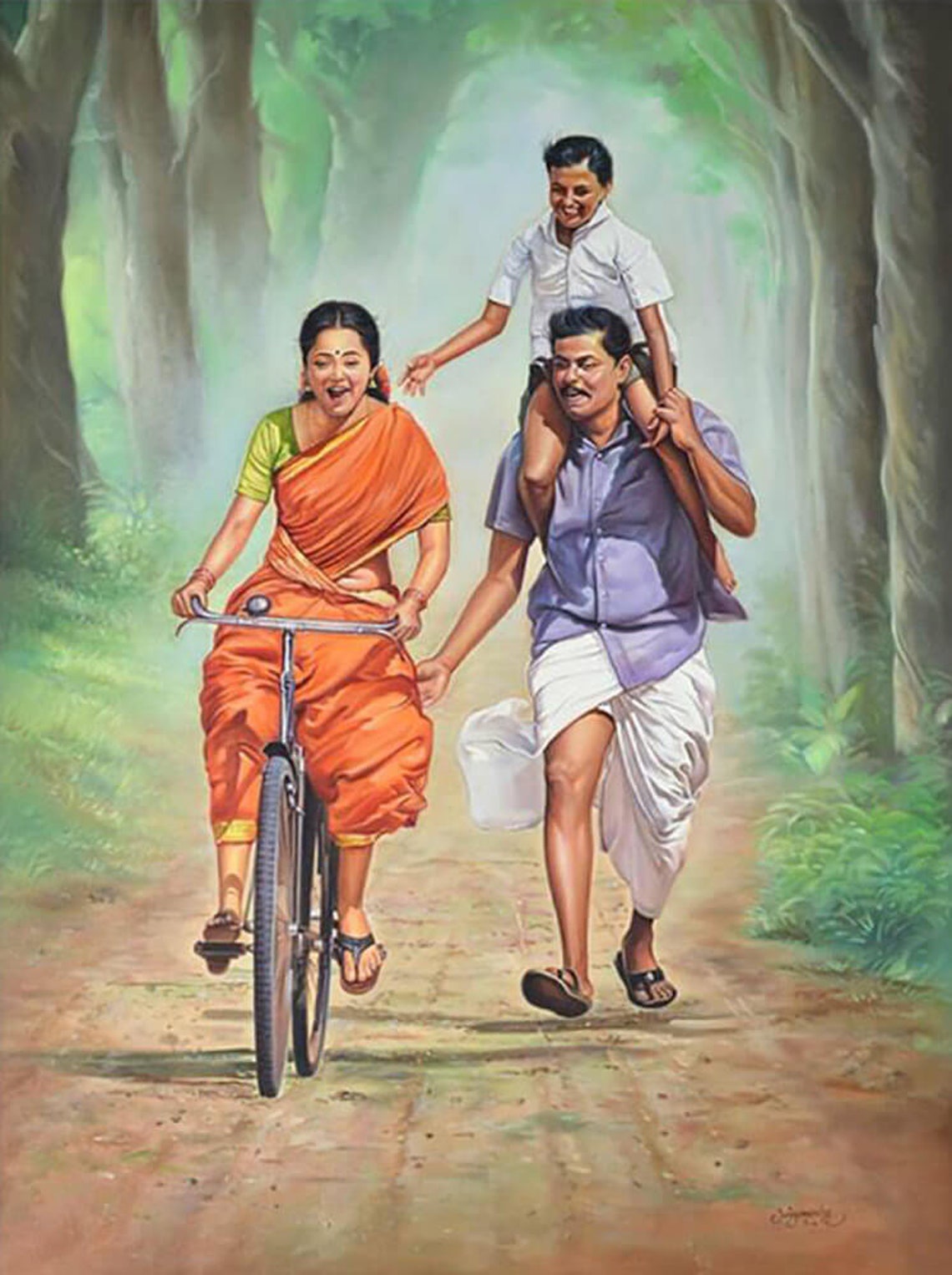 Custom Oil Paint Portrait Painting From Your Photo to Make Your Lovely ...