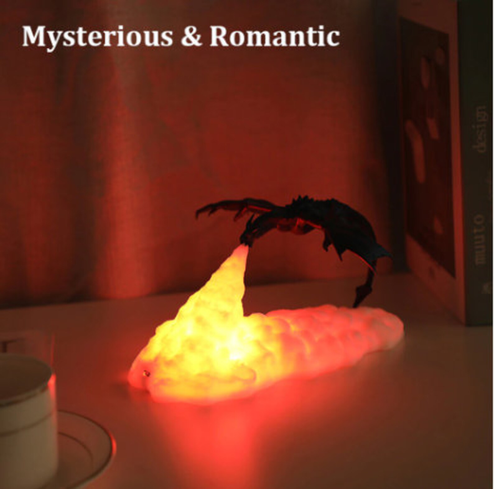 3D Printed LED Dragon Night Home Lamps Best Gift Light Table - Etsy